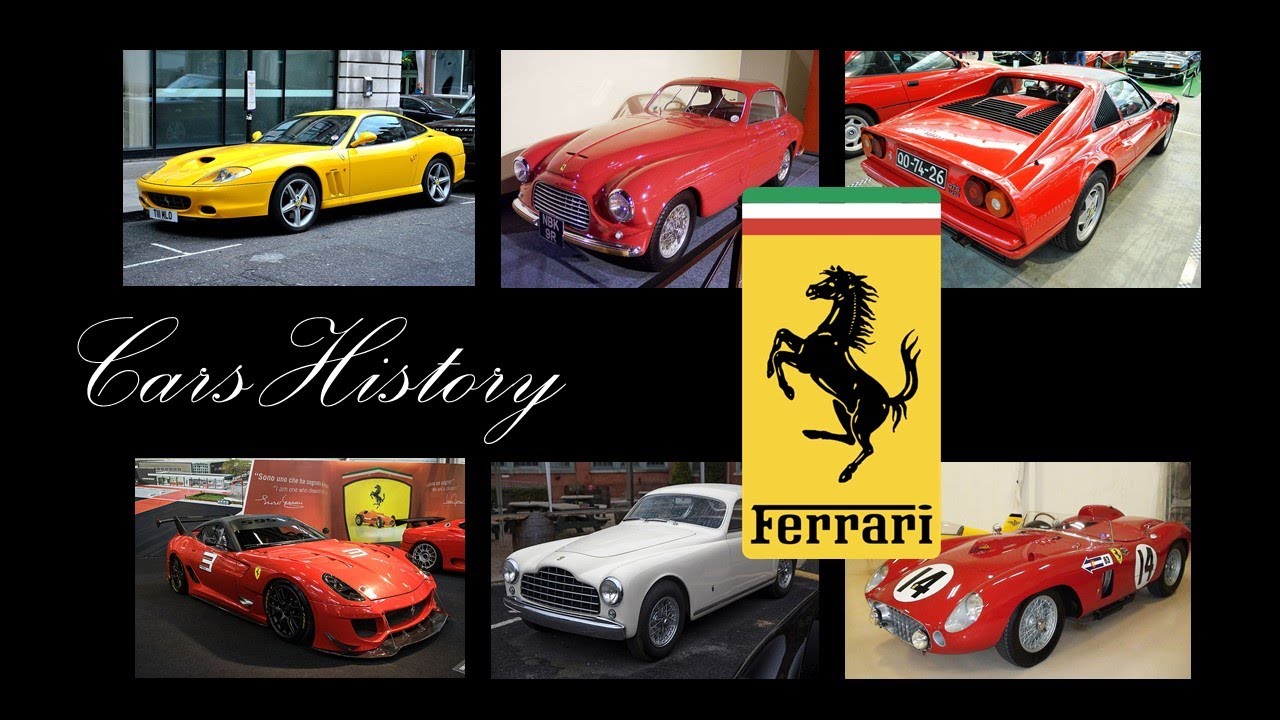 Ferrari Cars Evolution [1948-2016] - YouTube