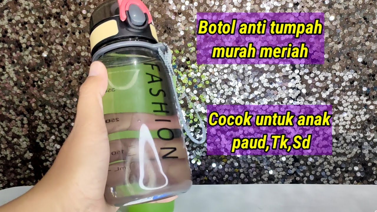Review botol minum anti tumpah murah - YouTube