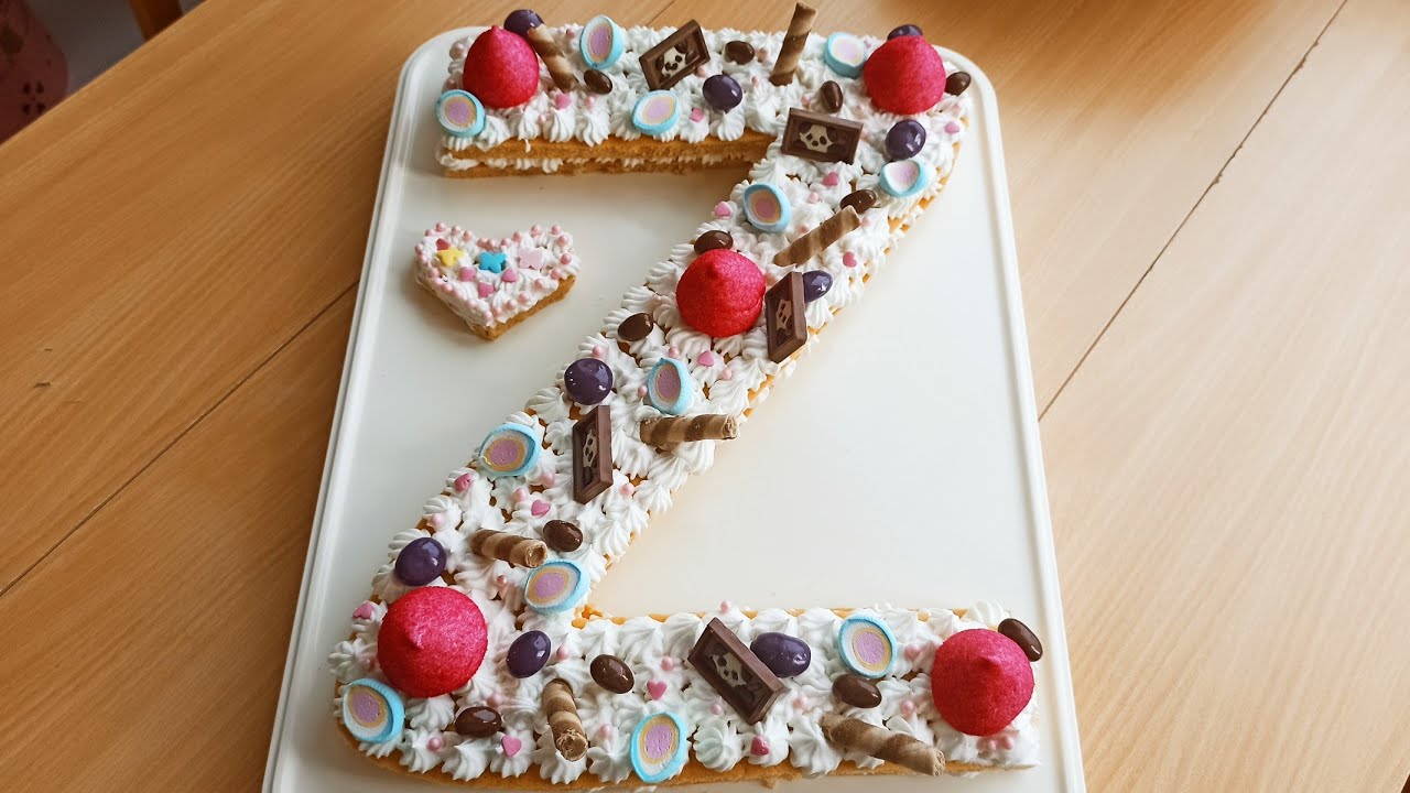 HARF PASTA YAPIMI / PASTA NASIL YAPILIR / PRATİK HARF PASTA TARİFİ ...