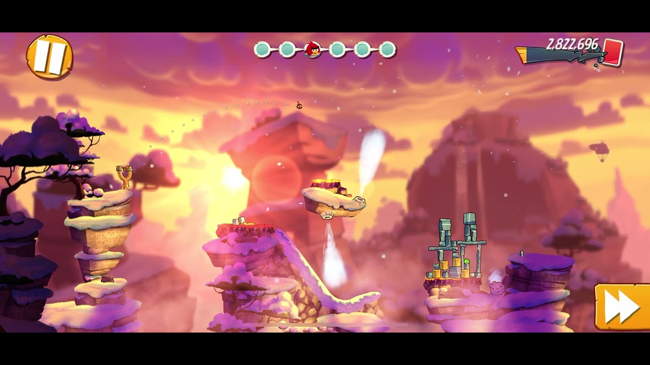 Angry Birds 2 level 365 Steaming fun - YouTube