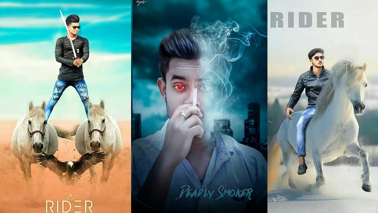 Rc Editz-Horse Rider Creative Photo Editing | Picsart New Photo Editing ...