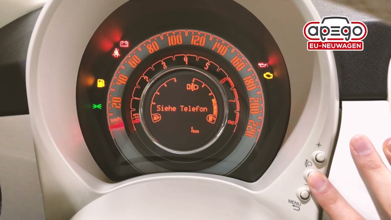 Fiat 500 Uhrzeit Einstellen