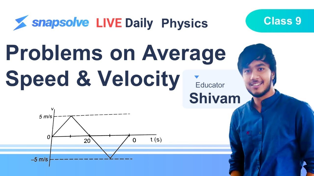 ⭕ Grade 9 | Physics | How to Solve Average Speed & Velocity Problems ...