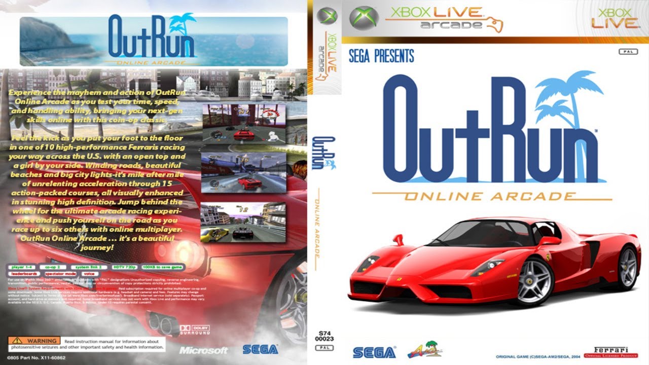 OutRun Online Arcade (2009) - Full Gameplay | XBOX 360 ARCADE | UHD ...