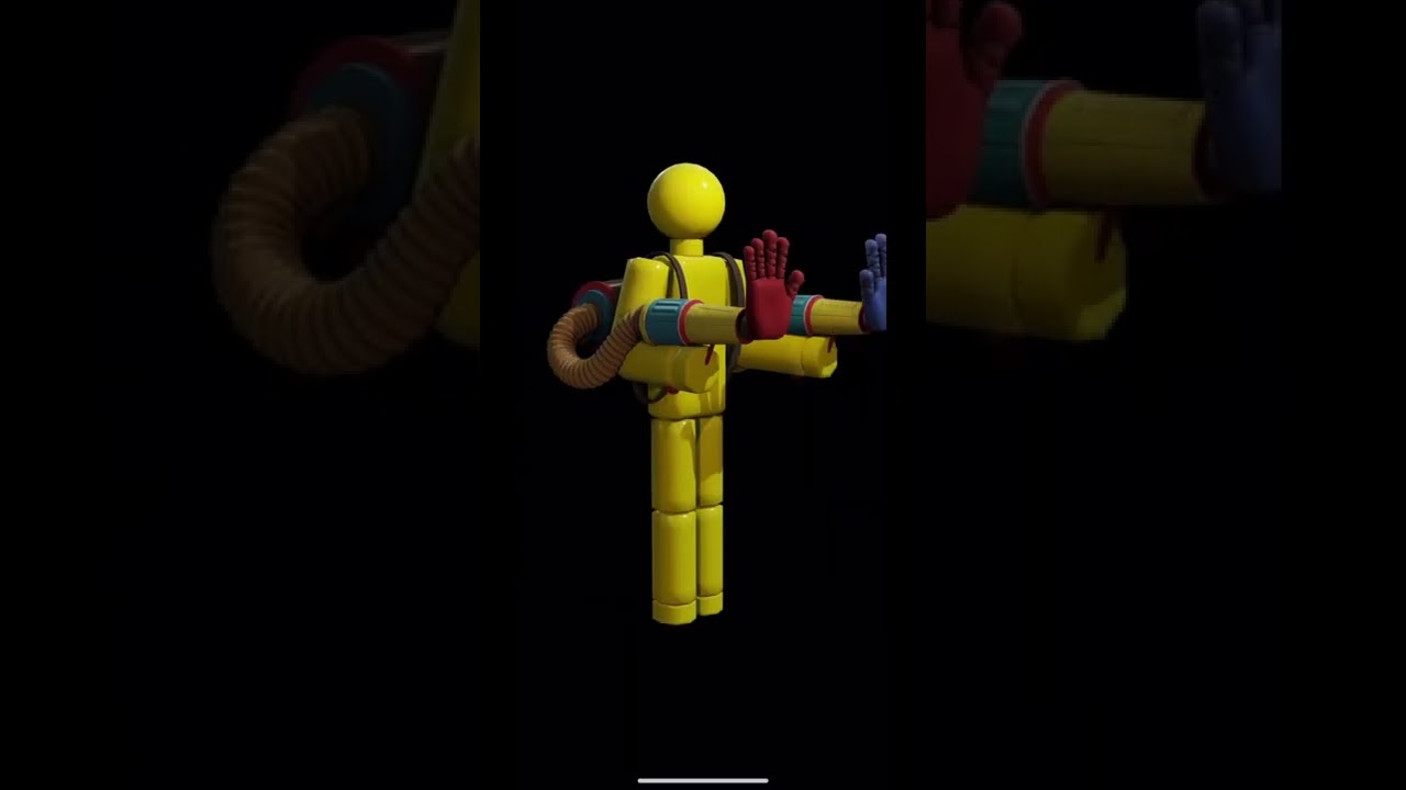 Poppy playTime huggy wuggy and player are turning into gametoons huggy ...