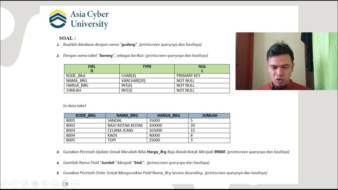 UTS Pemrograman PL/SQL menggunakan postgreSQL - YouTube