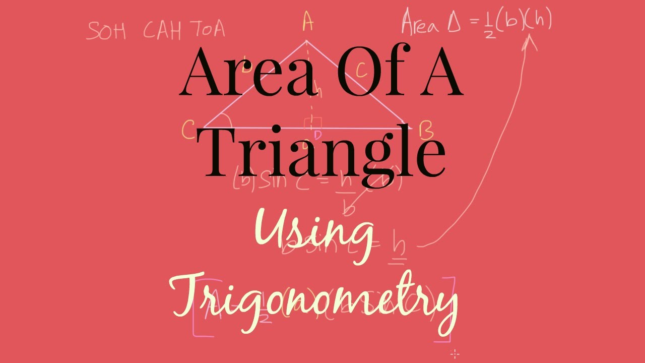 Finding the Area of a Triangle Using Trigonometry - YouTube