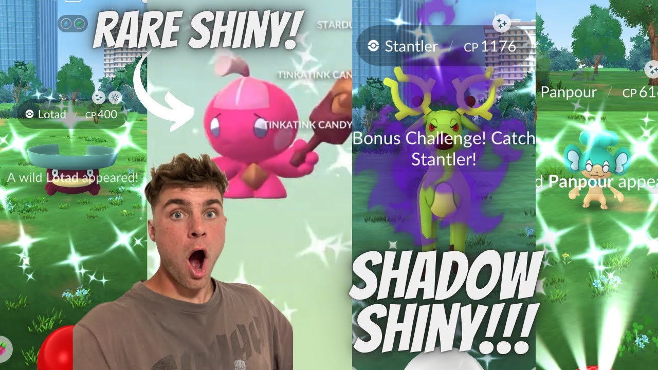 Shiny Tinkatink HATCHED, Shiny Shadow Stantler and More In Pokemon Go ...