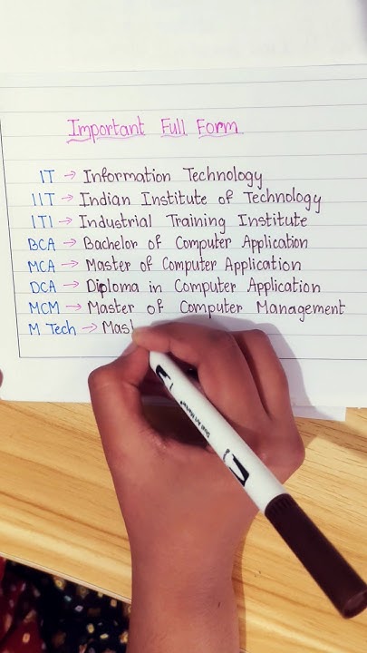 Important Full Forms | Computer Course Full Forms #computer#shorts# ...