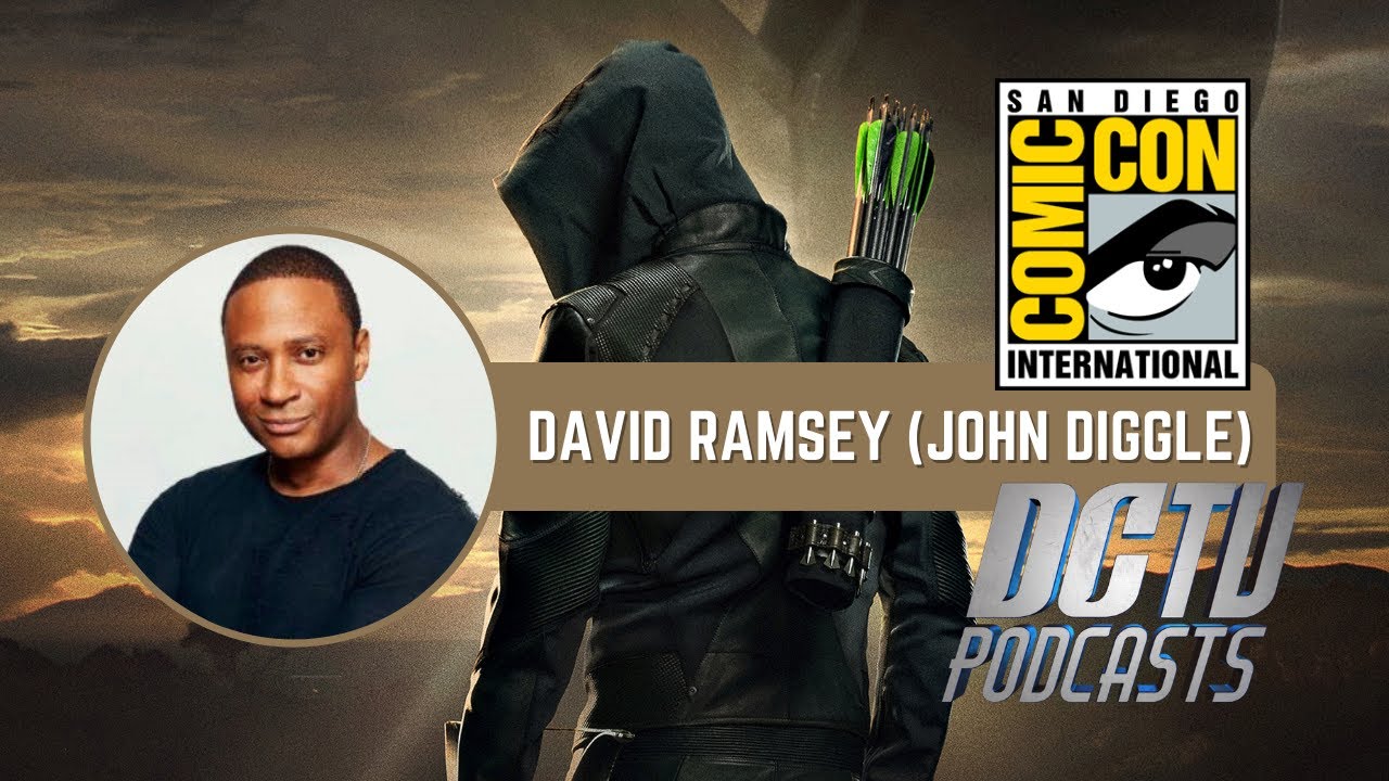 Arrow SDCC 2019 Interview: David Ramsey (John Diggle) - YouTube