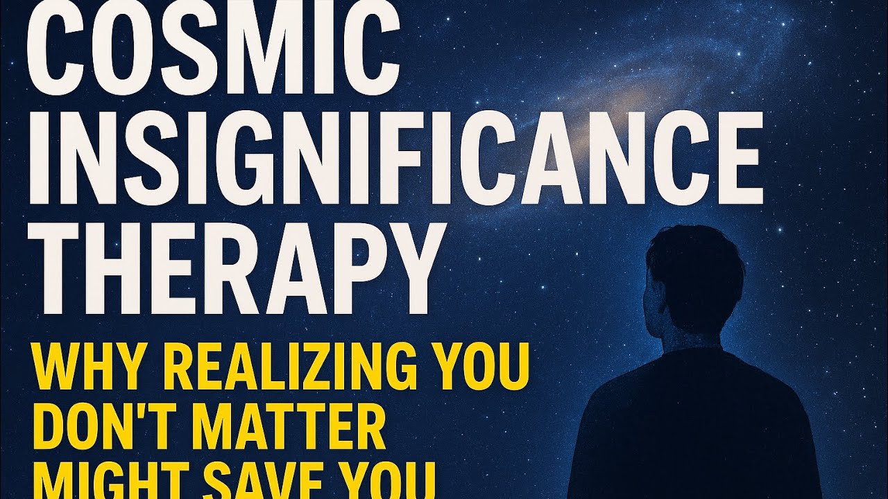 Cosmic insignificance: space time odyssey - YouTube