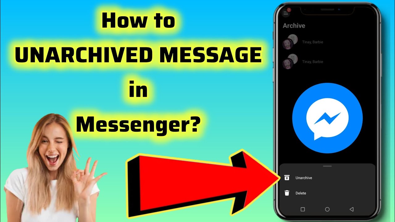 Paano tanggalin ang mga na ARCHIVE na CHAT sa Messenger? - YouTube