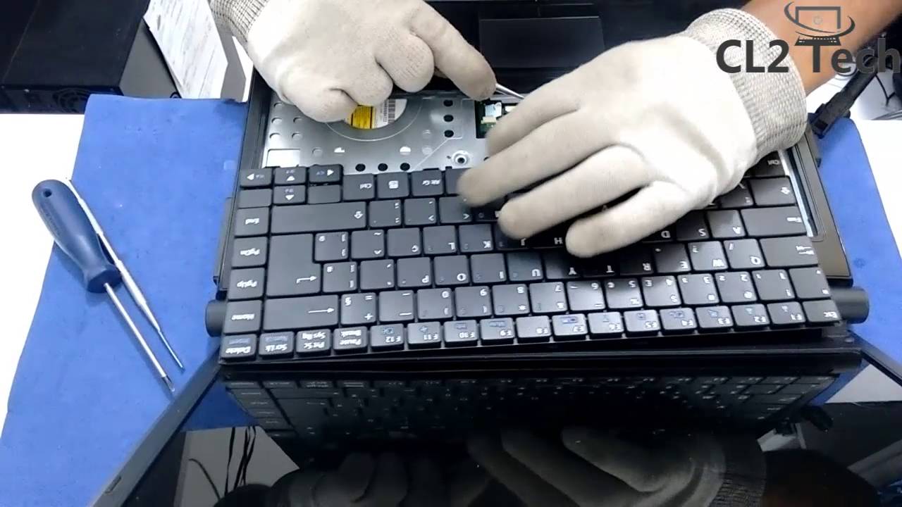 Como instalar teclado lg c400 - YouTube