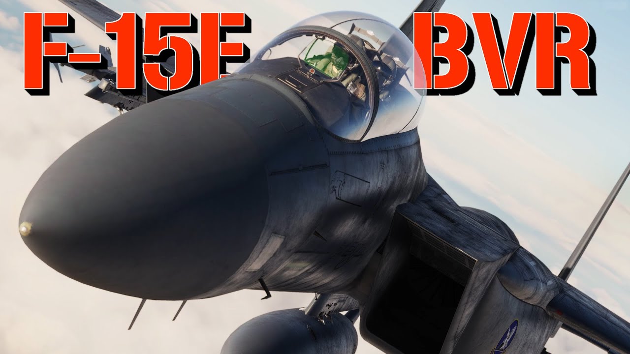 DCS F-15E Strike Eagle BVR Practice - YouTube