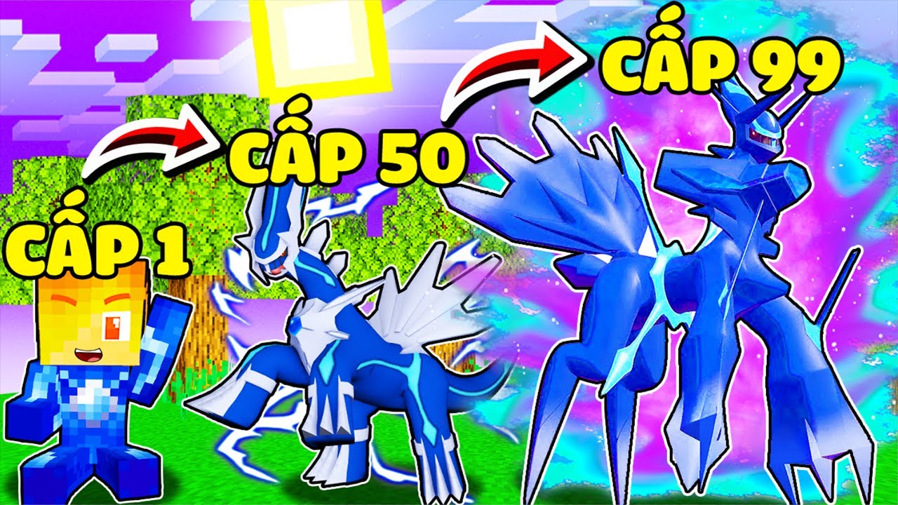 JACK EM BÉ DIALGA CẤP 1 TIẾN HÓA THÀNH DIALGA NGUYÊN BẢN CẤP 99 TRONG ...