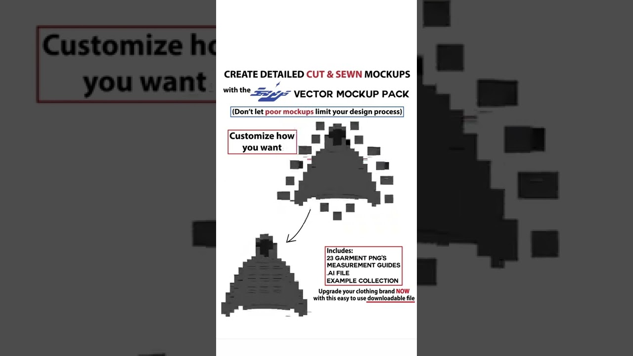 Upgrade your clothing design process with the Seaggs Vector Mock-up ...