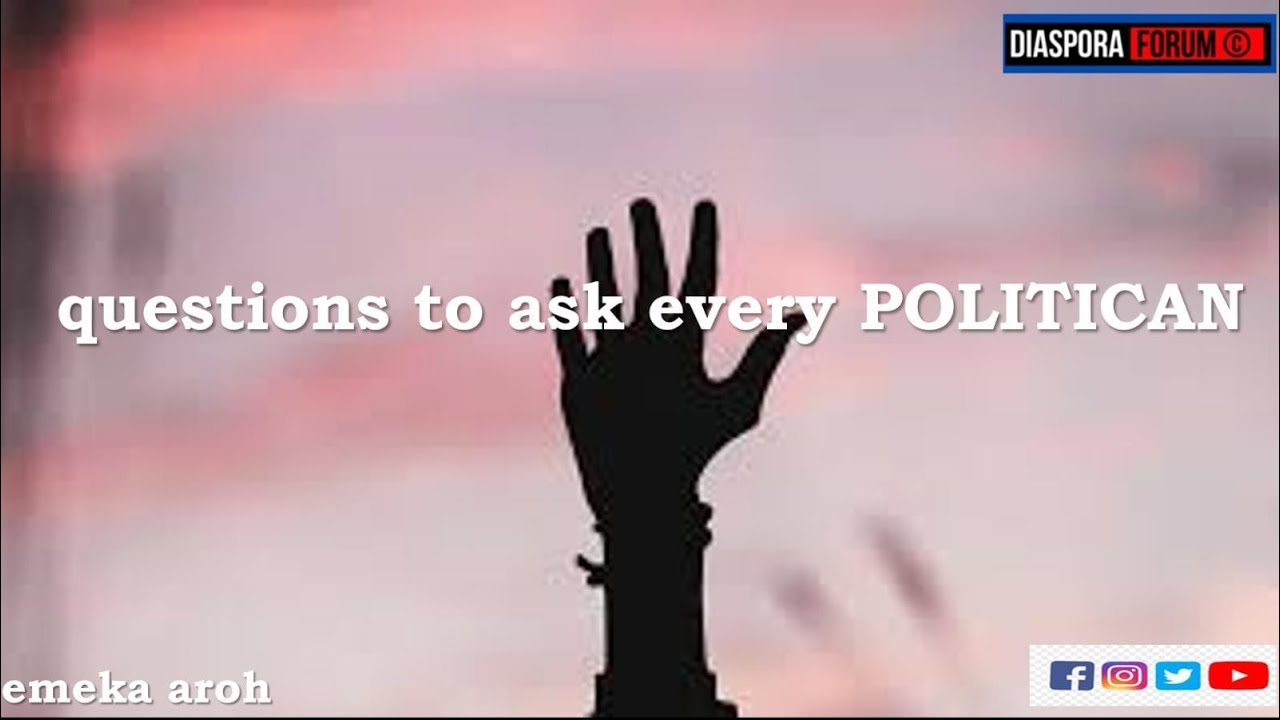 questions to ask every POLITICIAN - YouTube