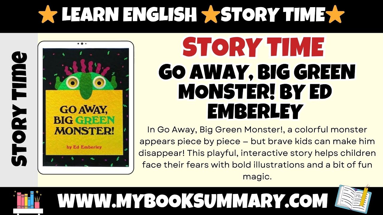 Story⭐ Go Away, Big Green Monster! by Ed Emberley⭐ @Mybooksandstorytime ...