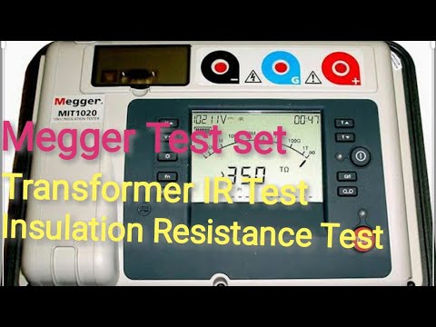 Megger test of Transformer / Insulation Resistance test of Transformer ...