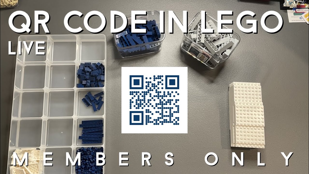 Building A QR Code In LEGO! | Members Stream #4 - YouTube