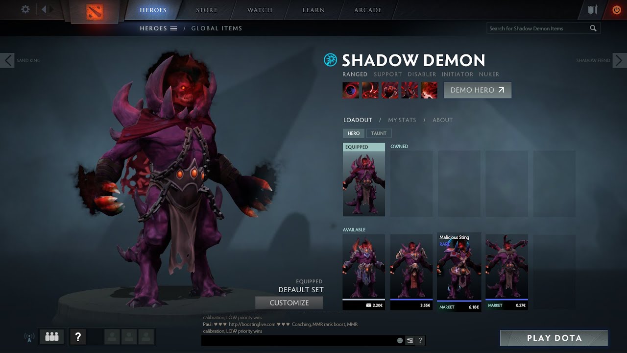 Dota 2 - Shadow Demon Gameplay (demo) - YouTube