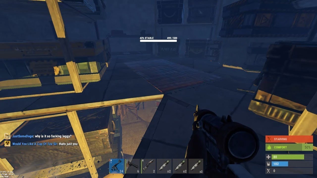 Rust - Offline raiding Shotguntrap base - YouTube