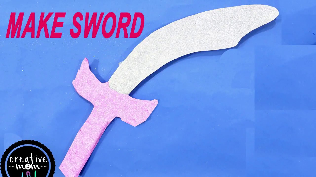 MAKE EASY CARDBOARD SWORD | HOW TO MAKE SWORD | TALWAR KAISE BANAE ...
