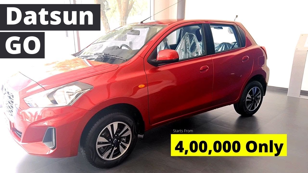 Datsun Go 2020 Facelift Most Affordable Cars Under 4 lakhs in India ...
