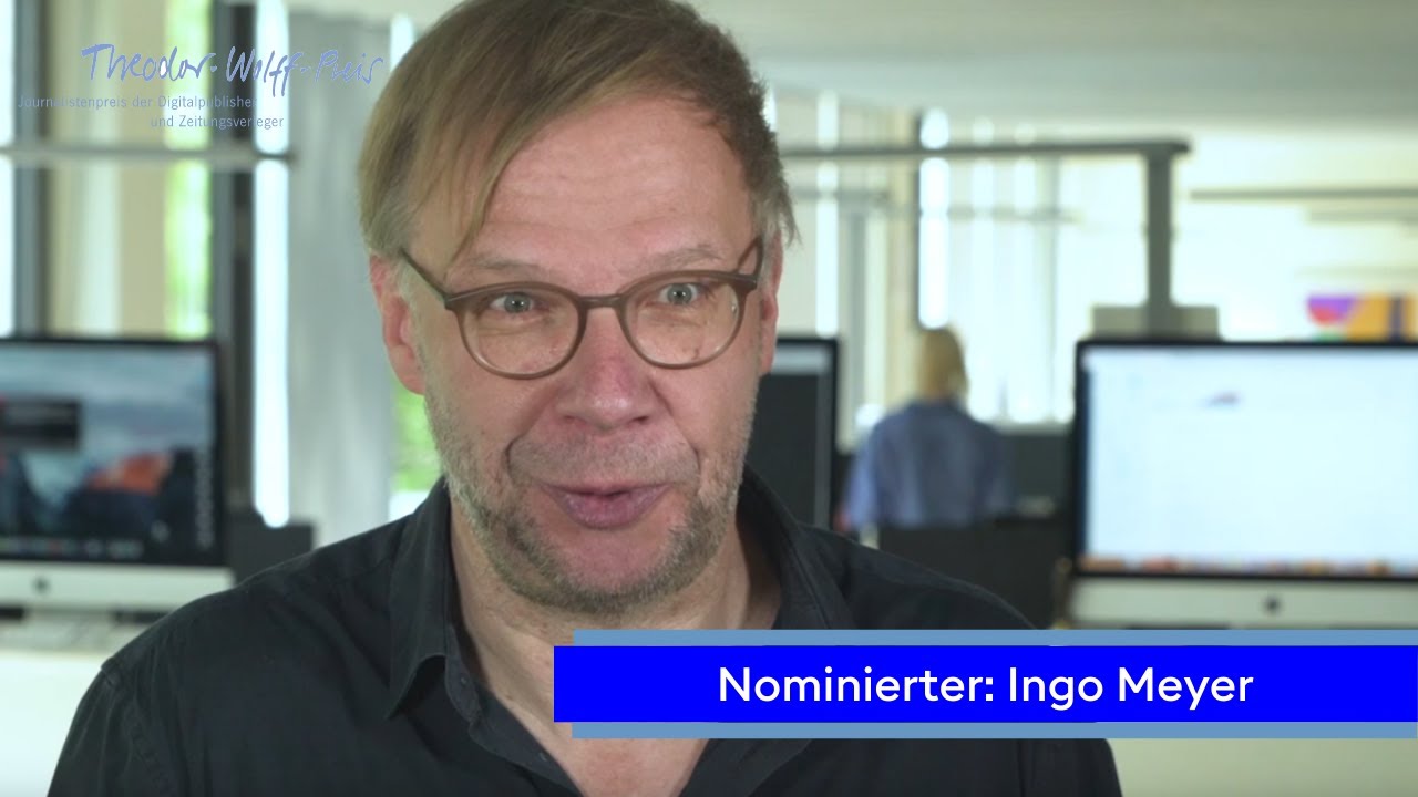 Theodor-Wolff-Preis 2022: Nominierter Ingo Meyer - YouTube
