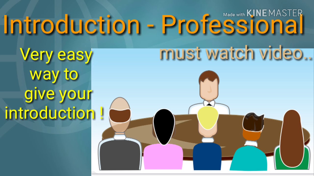Introduction- professional /office use - YouTube