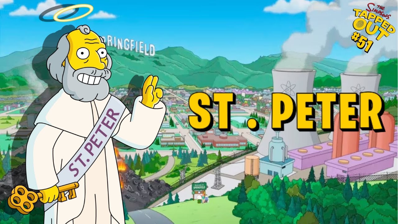 The Simpsons: Tapped Out #51 | Unlocking ST . Peter - YouTube