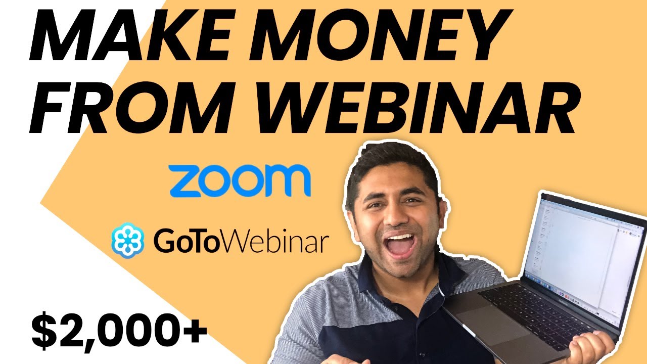 How To Make Money From A Webinar - YouTube