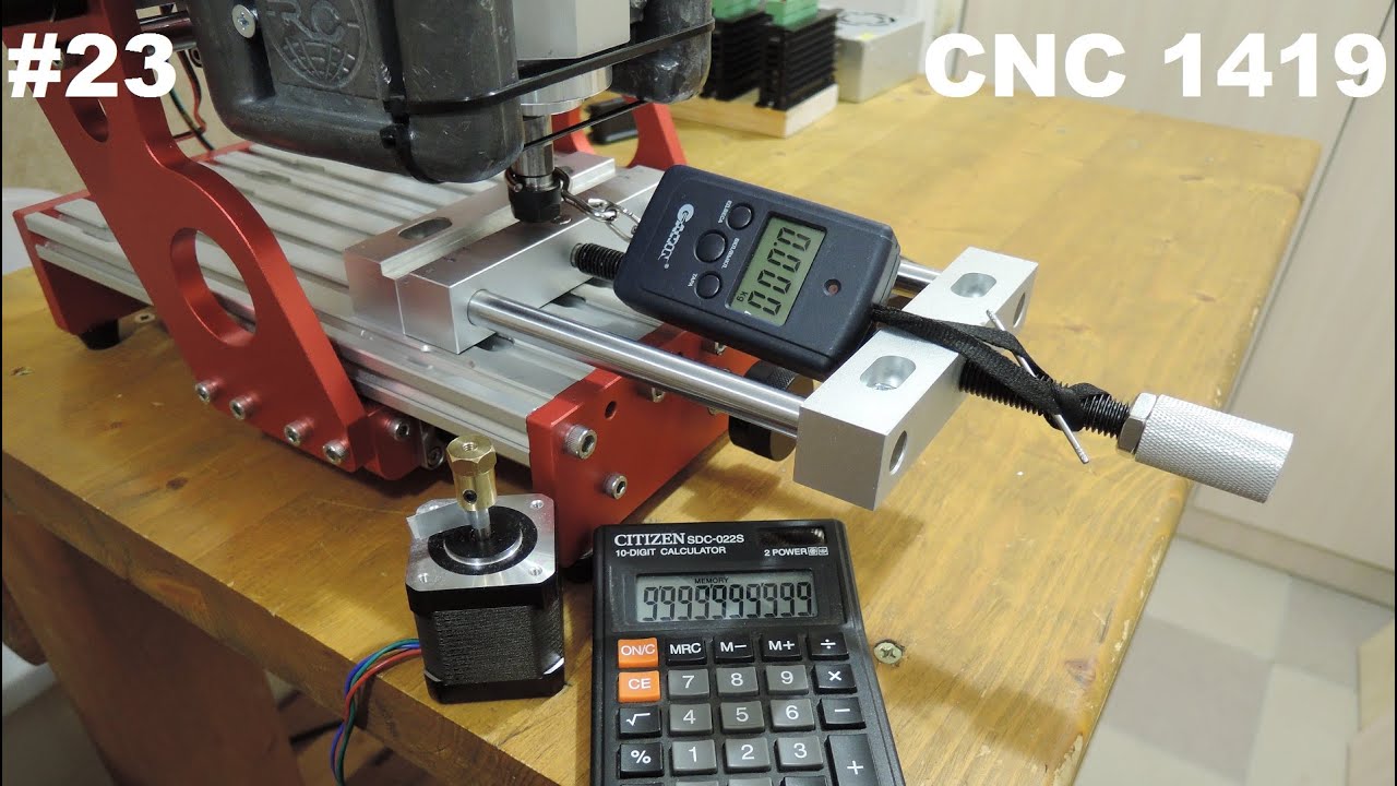 #23. CNC 1419 - Измеряю максимальную тягу шаговиков NEMA17 - YouTube