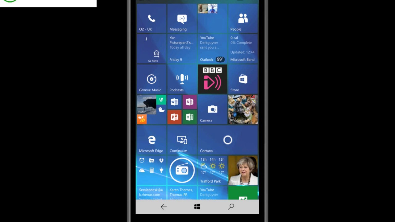 Hands on with Windows 10 Mobile 15222 - YouTube