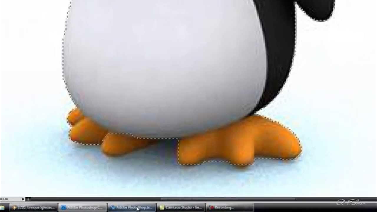 Adobe photoShop CS4 - Quick Selection Tool - YouTube