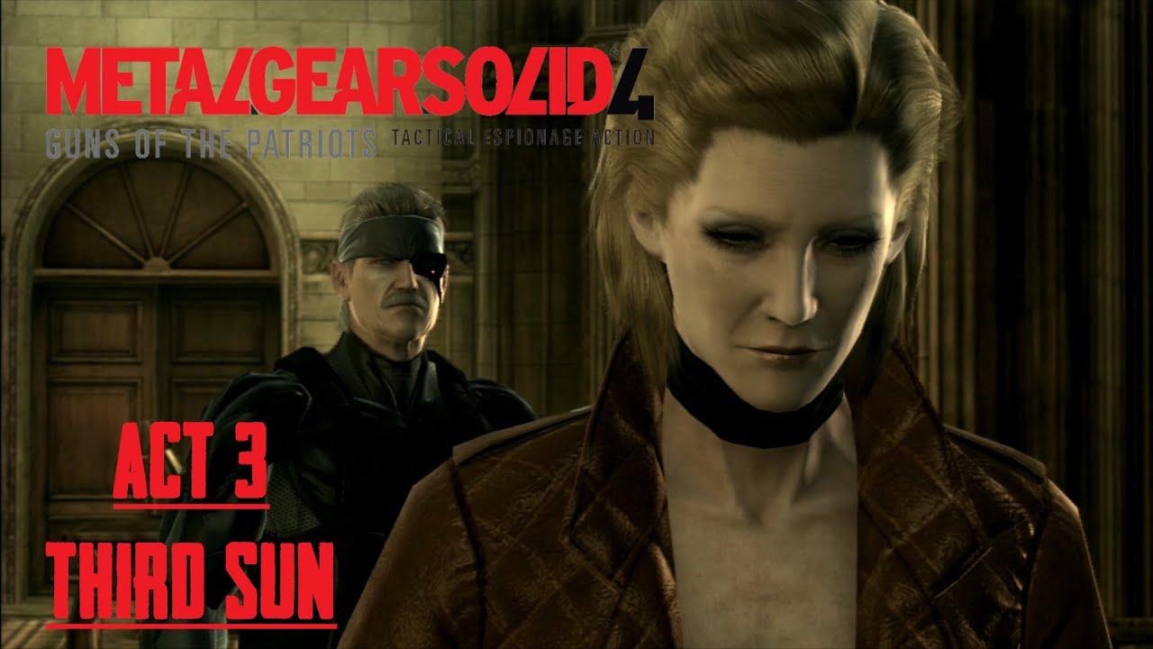 MGS 4 - #4 - Act 3 - Third Sun - No Alerts Walkthrough - No Commentary ...