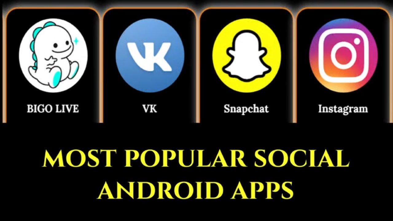 Most Popular Social Android Apps 2020 - YouTube