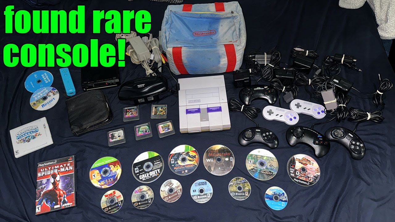 RARE Video Game Console Find at the Flea Market! - YouTube