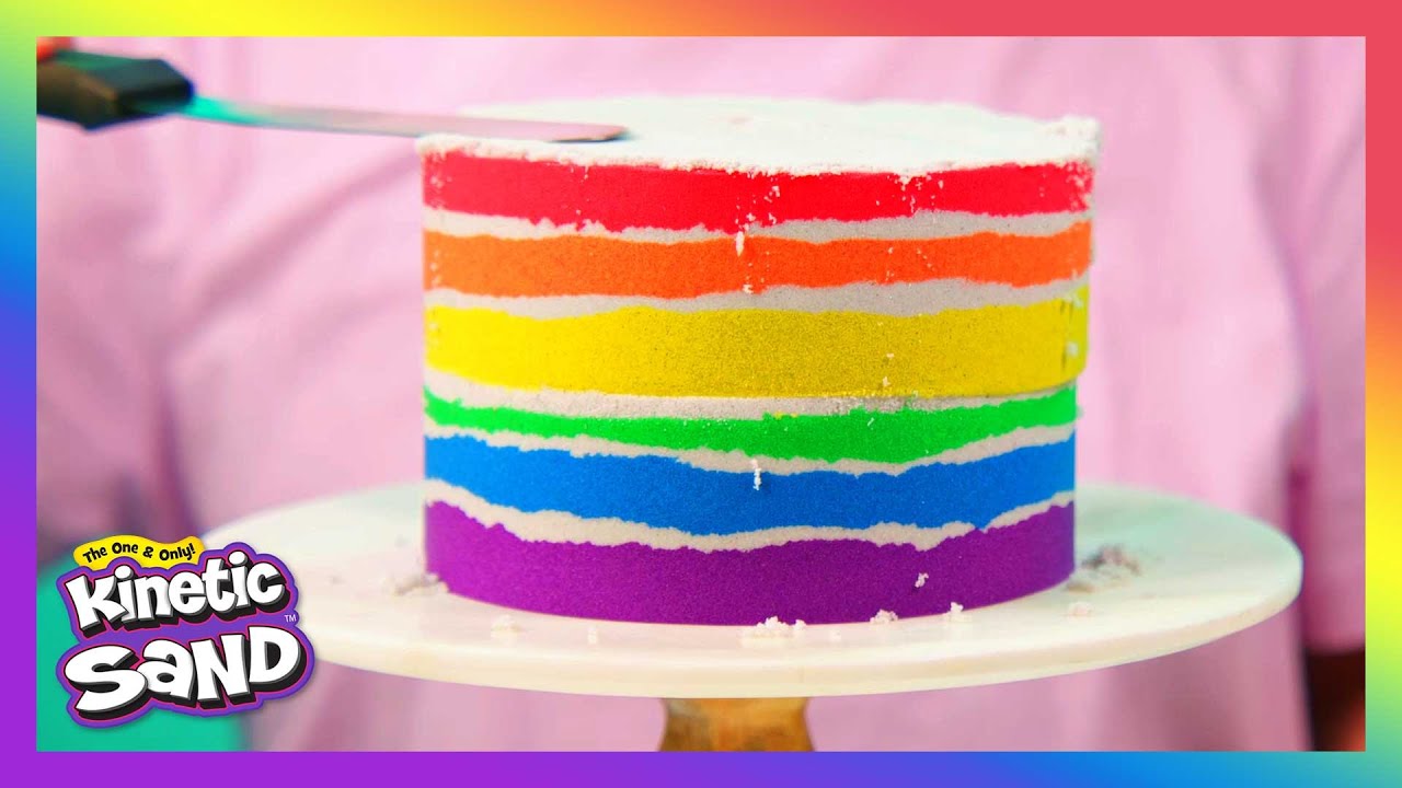 Kinetic Sand Birthday and Sweet Treats 🥳 - YouTube