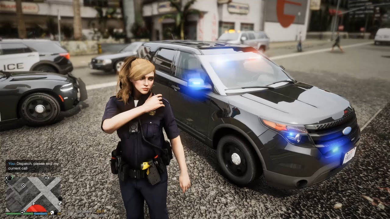 Gta 5 LSPDFR Let's Play As LAPD Hollywood Female Officer Patrol In ...