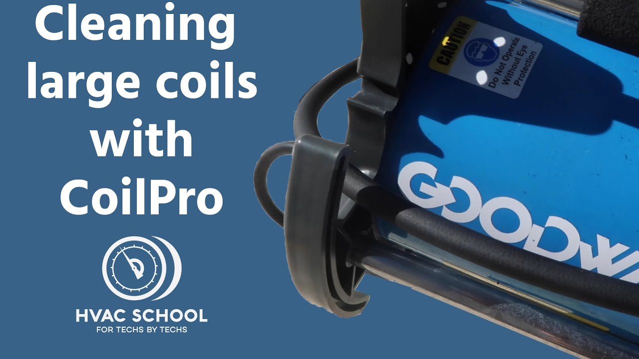 Cleaning Large Coils with CoilPro - YouTube