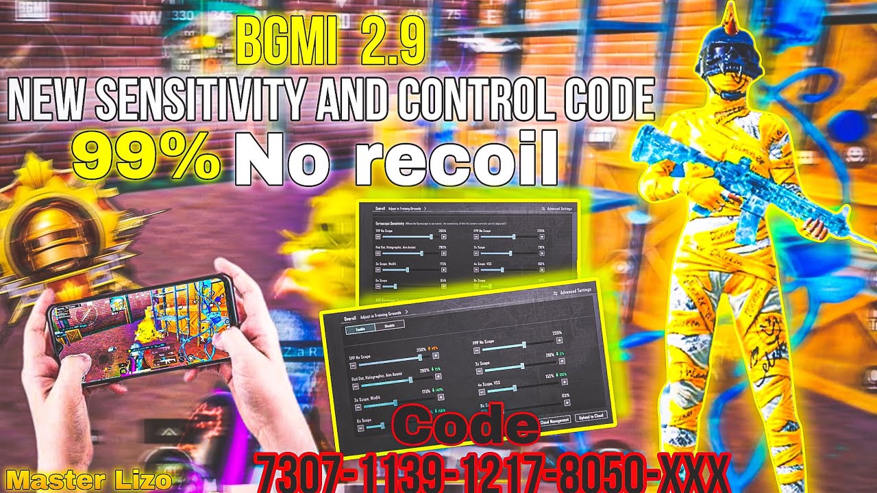 bgmi 😍Sensitivity Setting | Sensitivity Setting For Bgmi | New ...