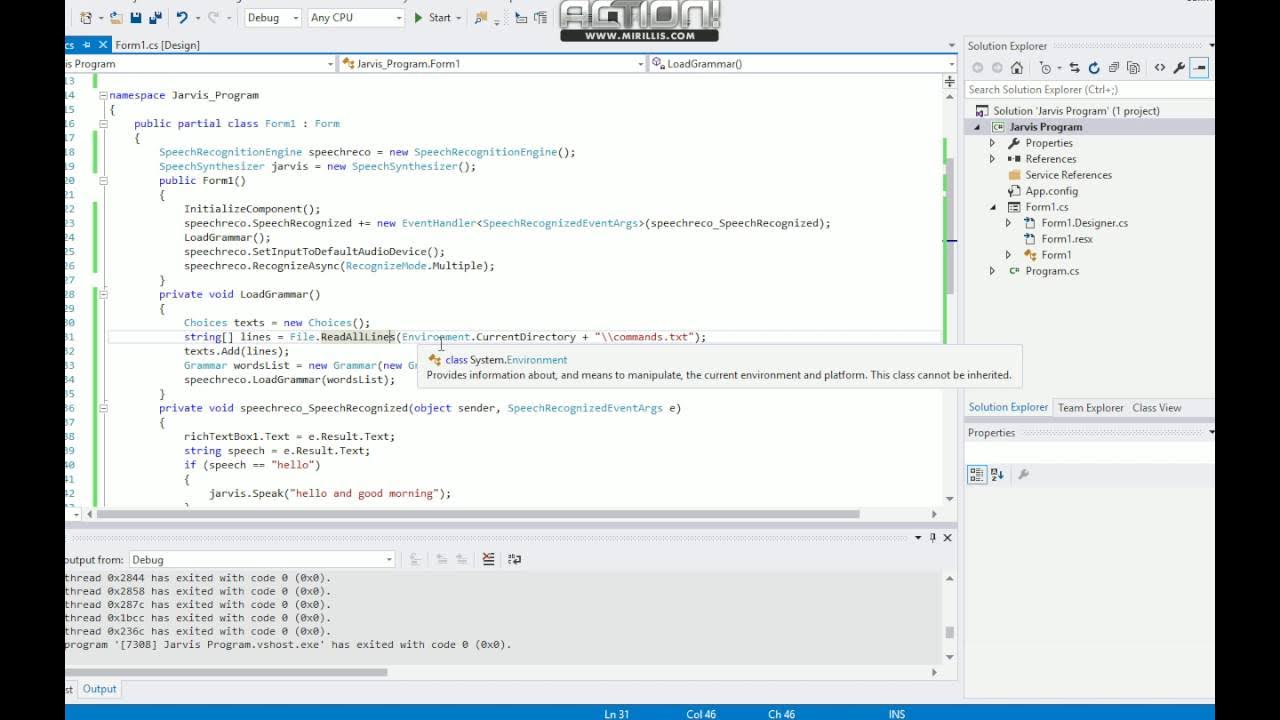 How to make jarvis in c# - YouTube