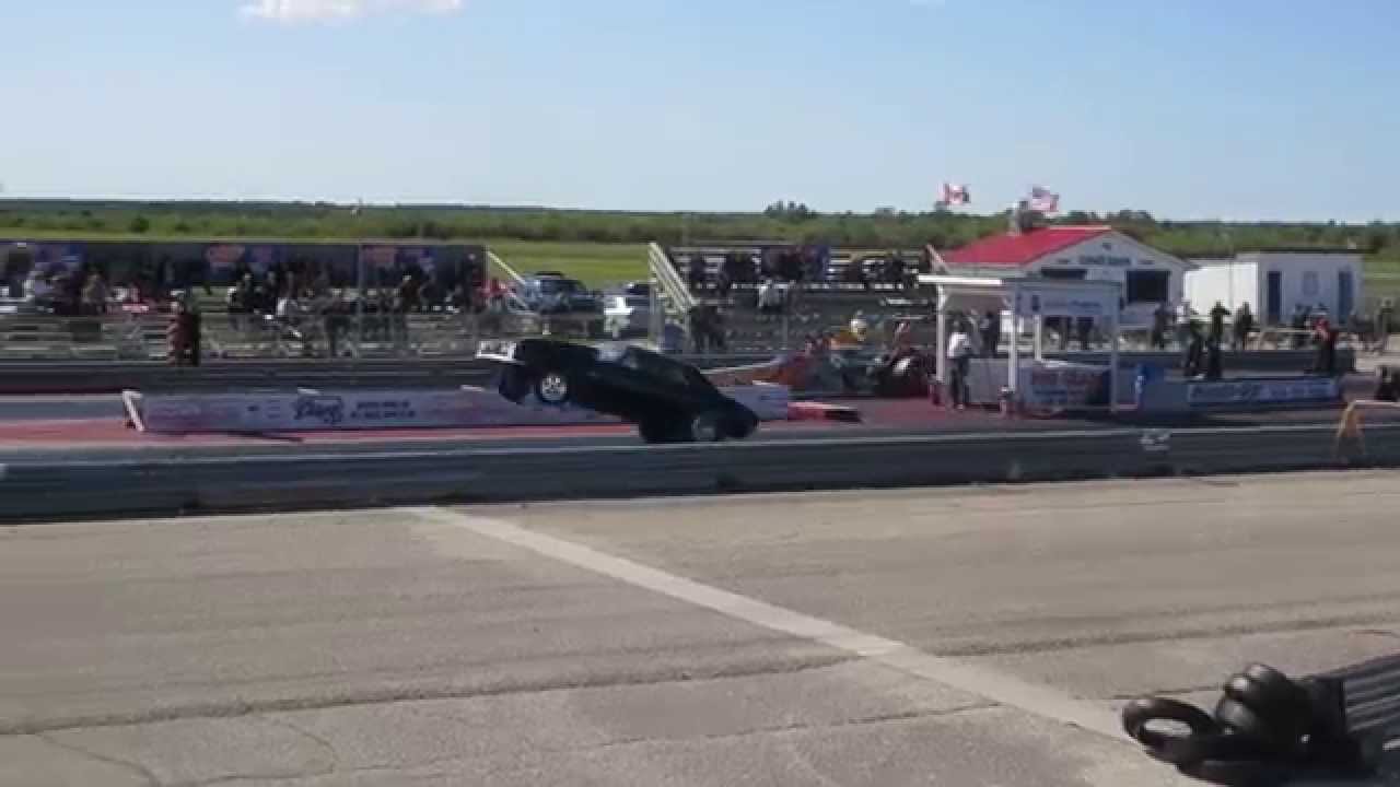 1967 Camaro WHEEL STAND Interlake Dragway 2015 - YouTube