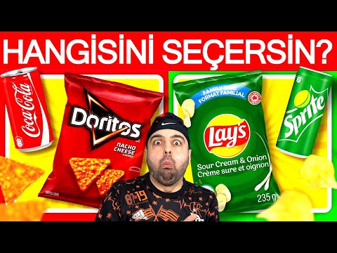SEN HANGİSİNİ SEÇERSİN ? YEMEK CHALLENGE ! HAYAT DA 2 TÜR İNSAN VARDIR !