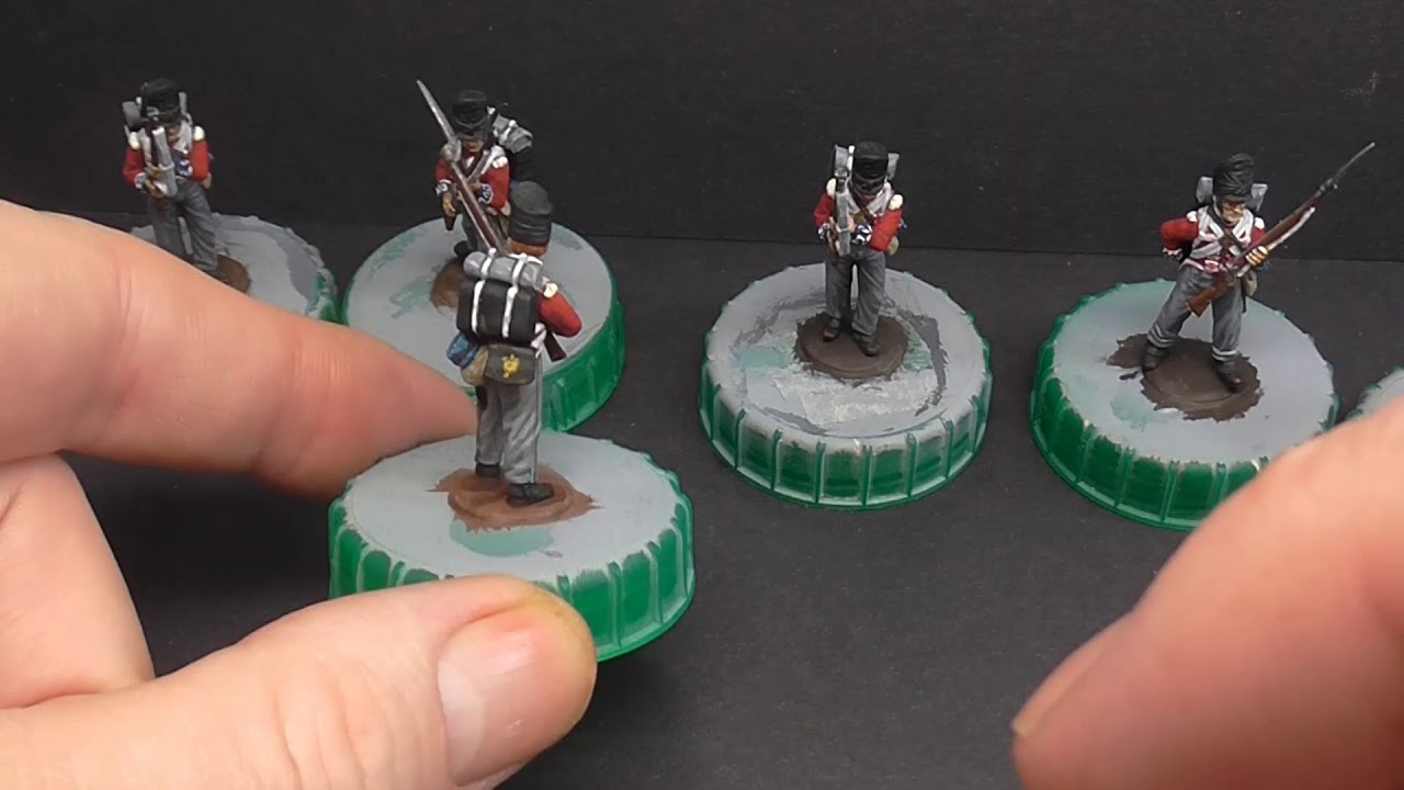 Painted Perry Miniatures Plastic 28mm Napoleonic British Infantry - YouTube
