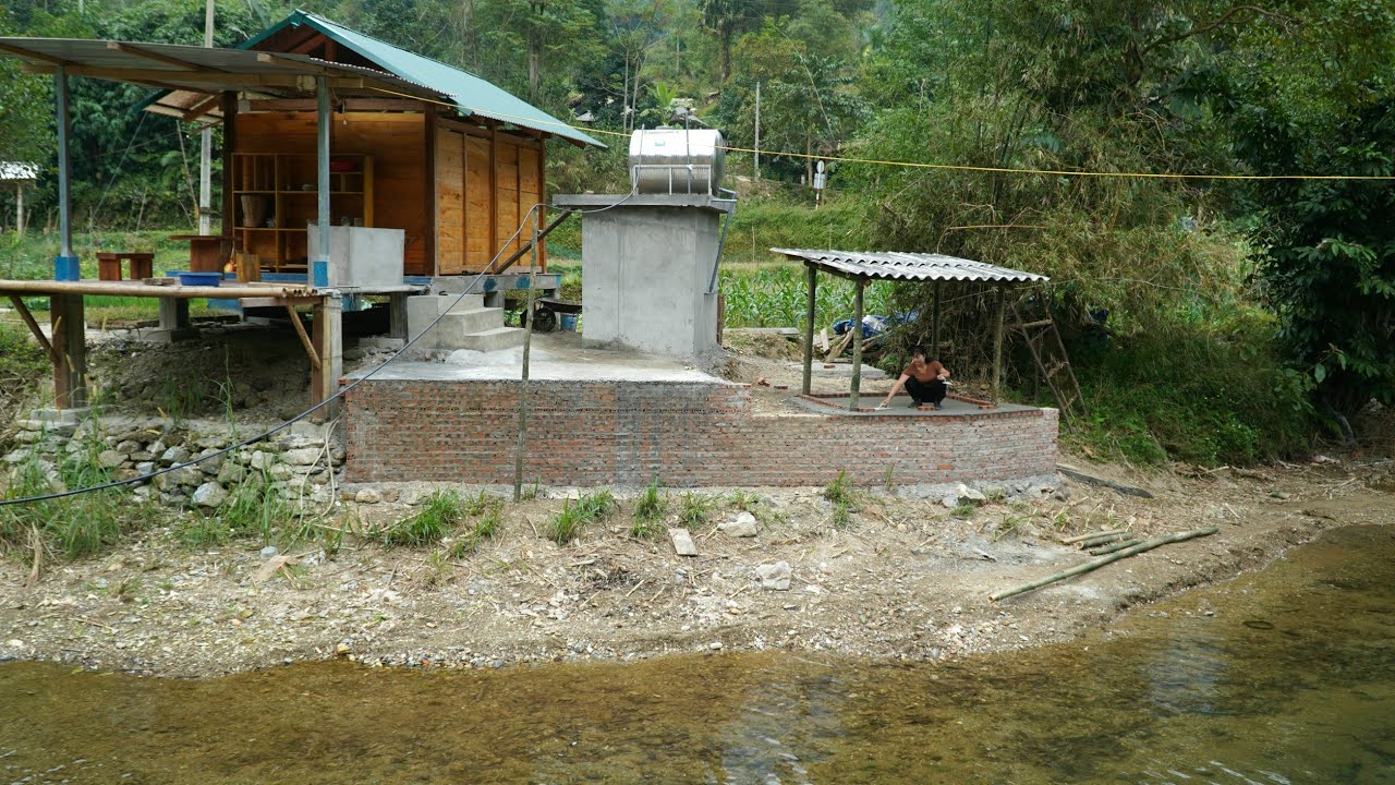 The process of building a duck coop and moving the flock of ducks to ...