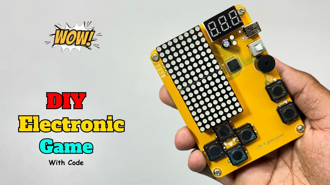 How To Make a Electronic Block Game | DIY Electronic Game | Electronic Projects - YouTube
