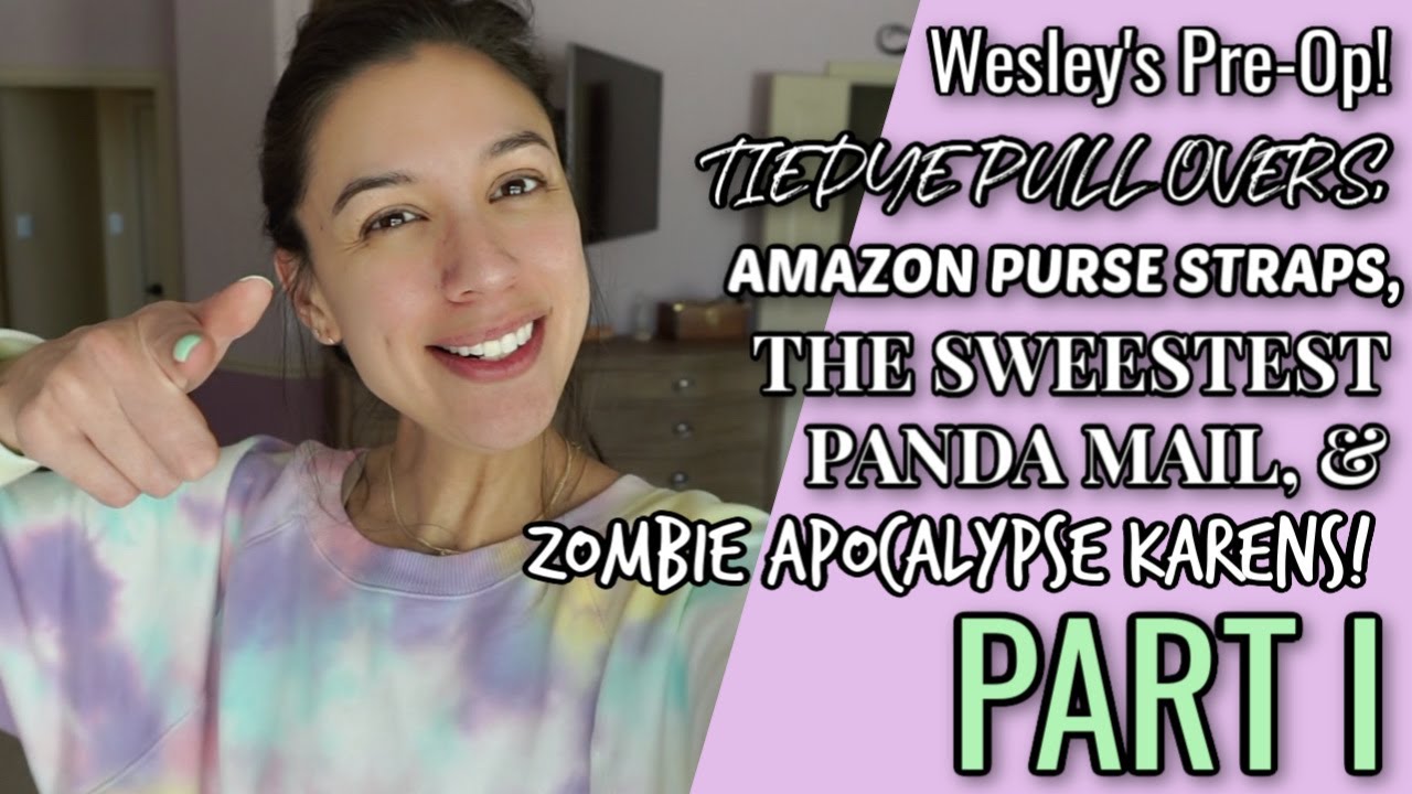 VLOG | Panda mail, colorful purse straps, Wesley's pre-op, and panda ...
