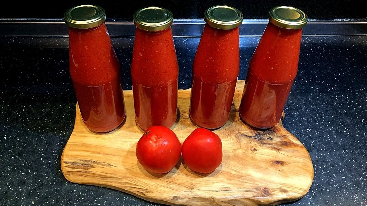 Salcë Domateje mënyra më e Thjeshtë e Përgatitjes | How to make Tomato ...